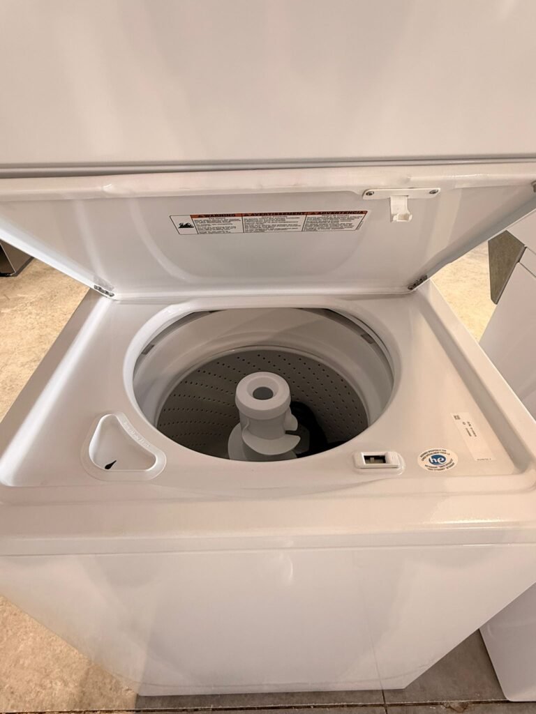 Whirlpool 27 Inch Electric Stacked Laundry Center with 9 Wash Cycles ...